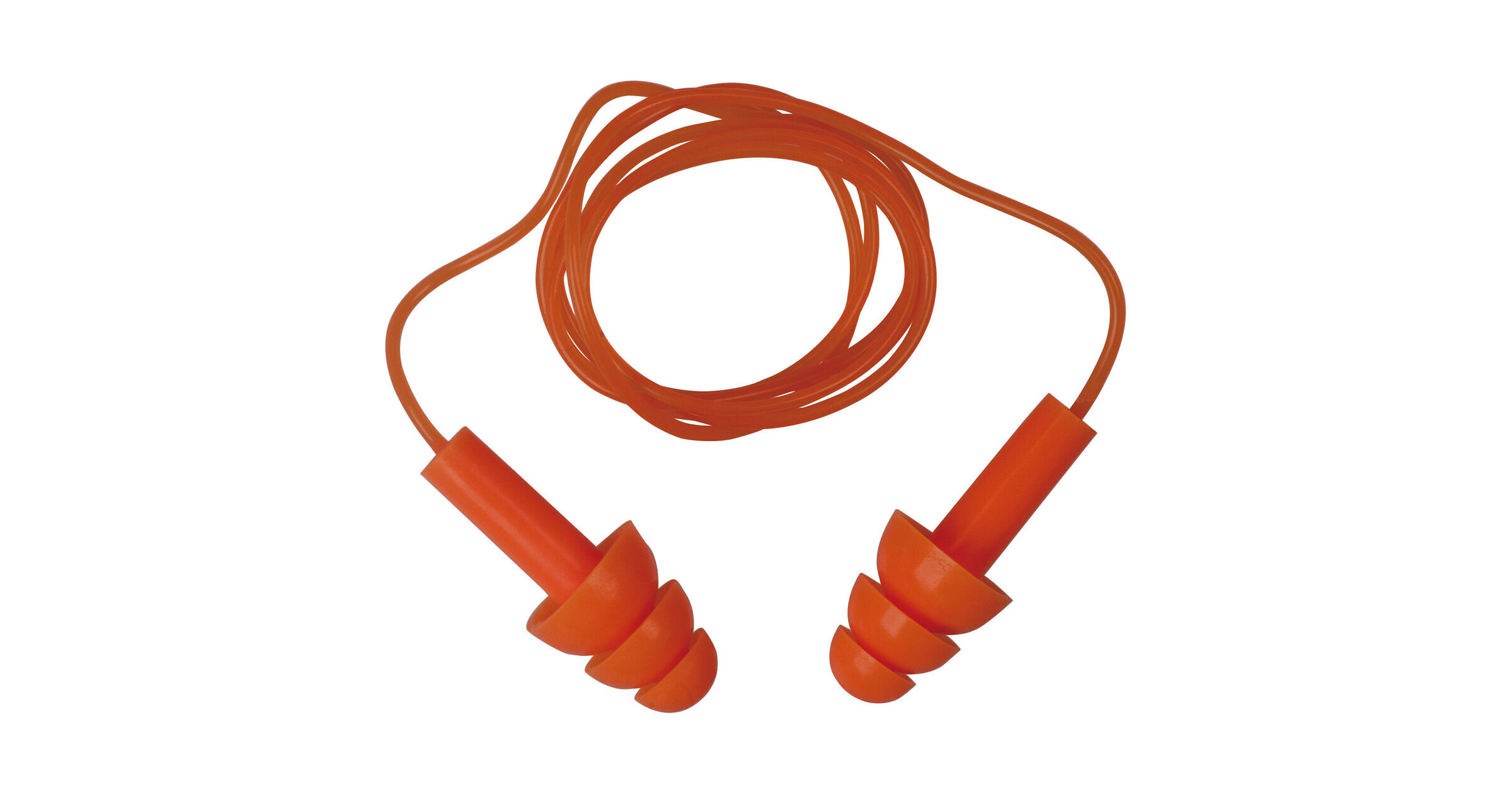Delta Plus CONICFIT01 32dB Orange Corded Silicone Ear Plugs - 10 Pairs
