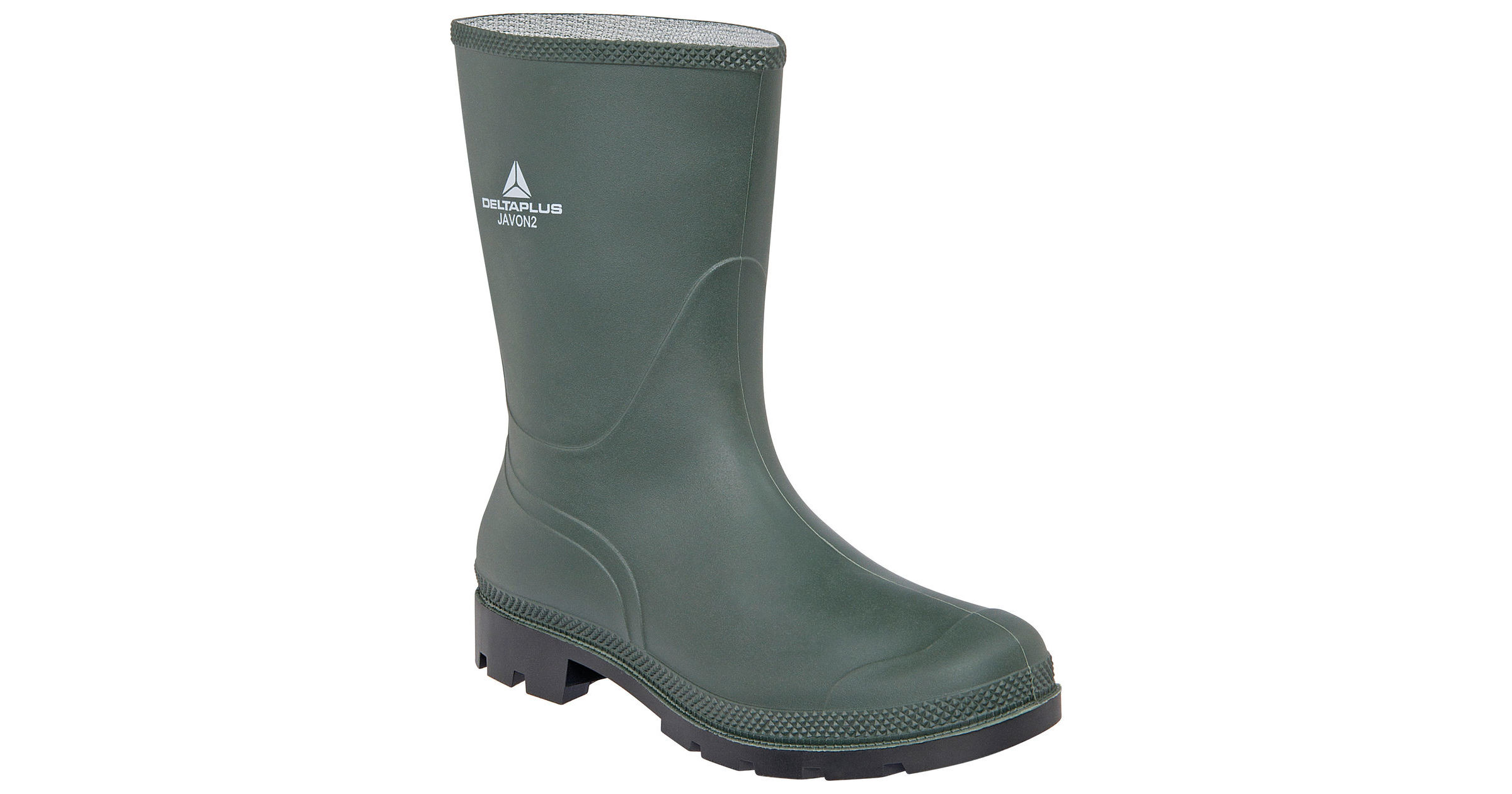 Delta Plus Javon Half Height Green Waterproof Wellington Boots Wellies