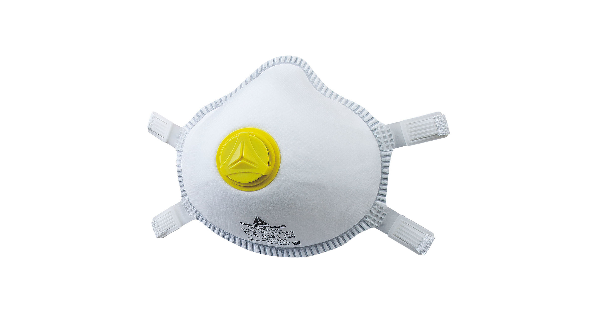 Delta Plus M1200VPLUS FFP2 P2 Disposable Respirator Valve Dust Masks
