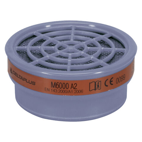 Delta Plus M6400 Jupiter Two Filter Reusable Half Face Mask Respirator