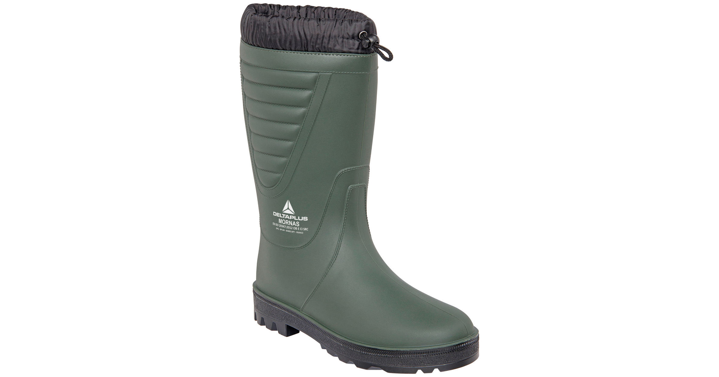 Delta Plus Mornas Green Fur Lined Cold Work Thermal Wellington Boots