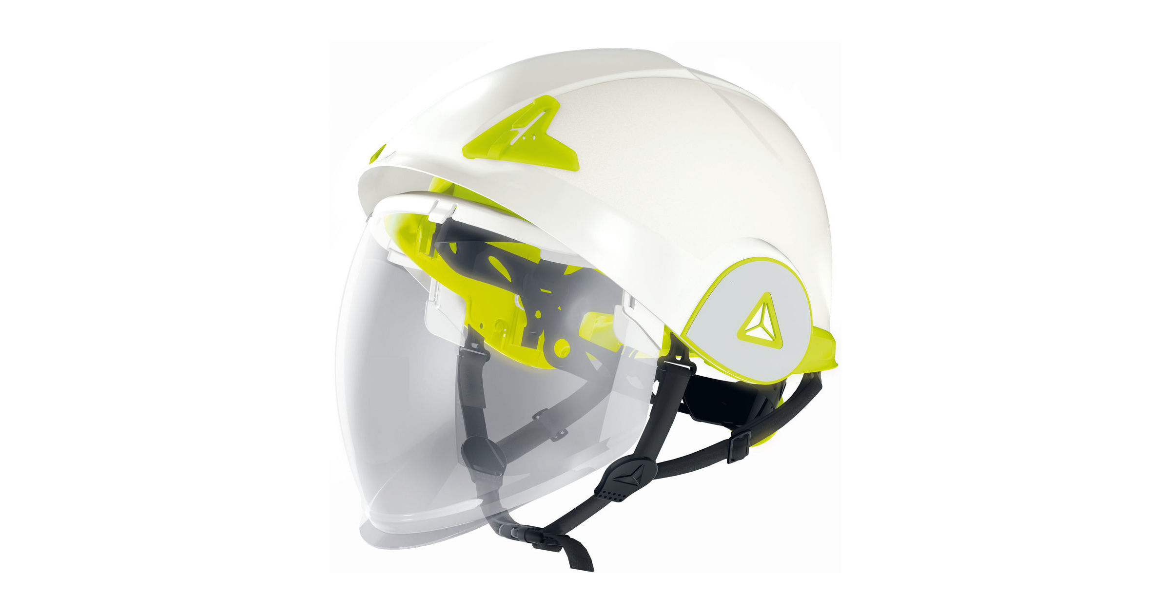 Delta Plus Onyx Dual Shell Integrated Retractable Visor Safety Helmet