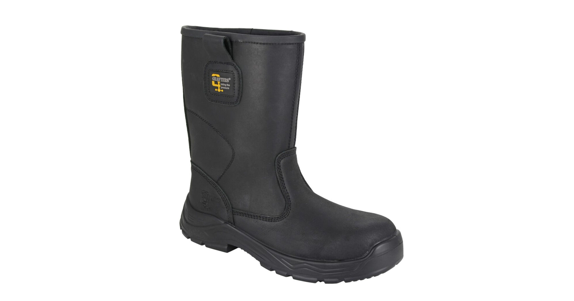 Grafters M560A S3 SRC Black Waterproof Steel Toe Rigger Boots