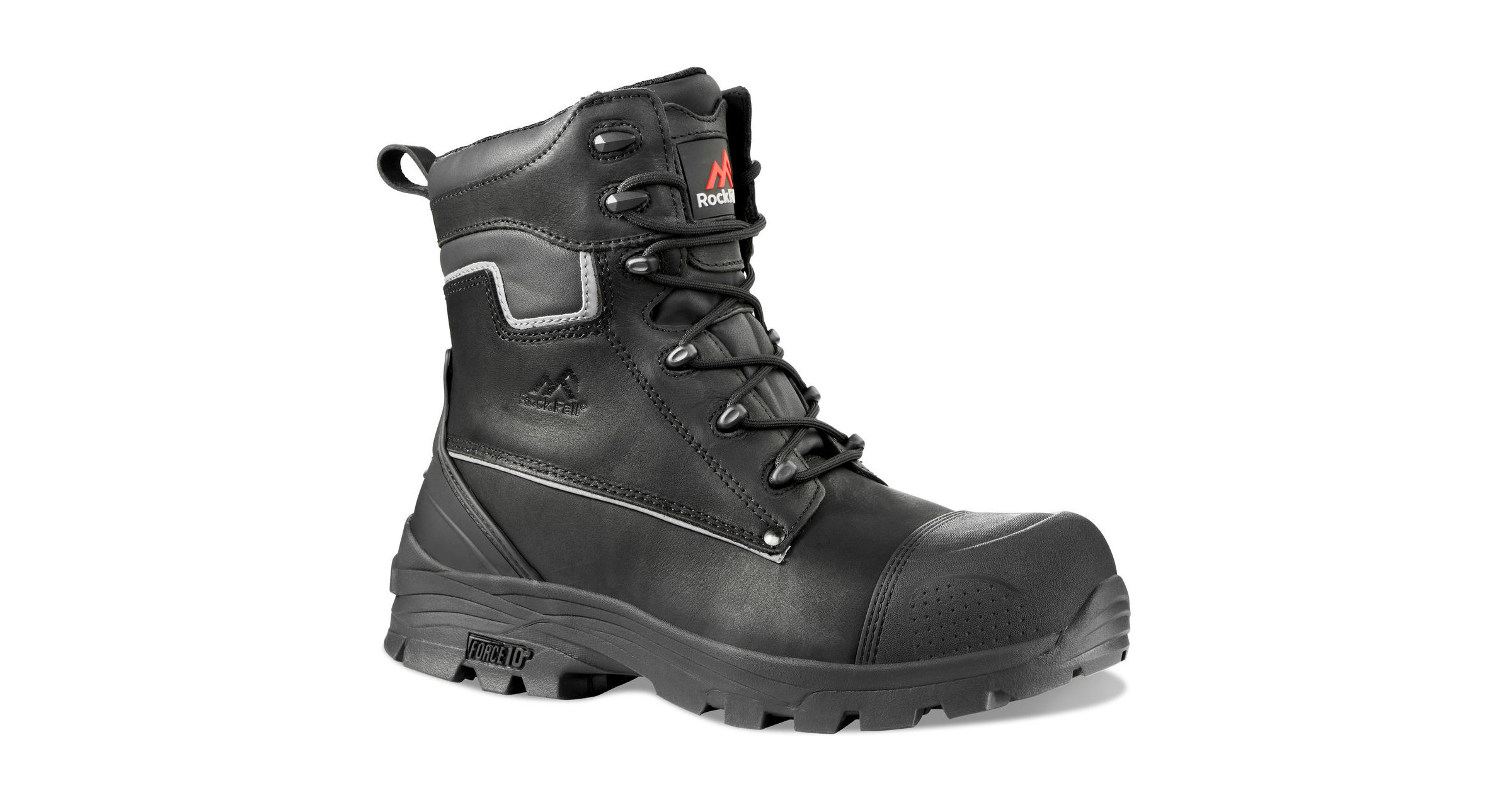 Rock Fall Shale RF15 Black S3 High Leg Water Resistant Safety Boots