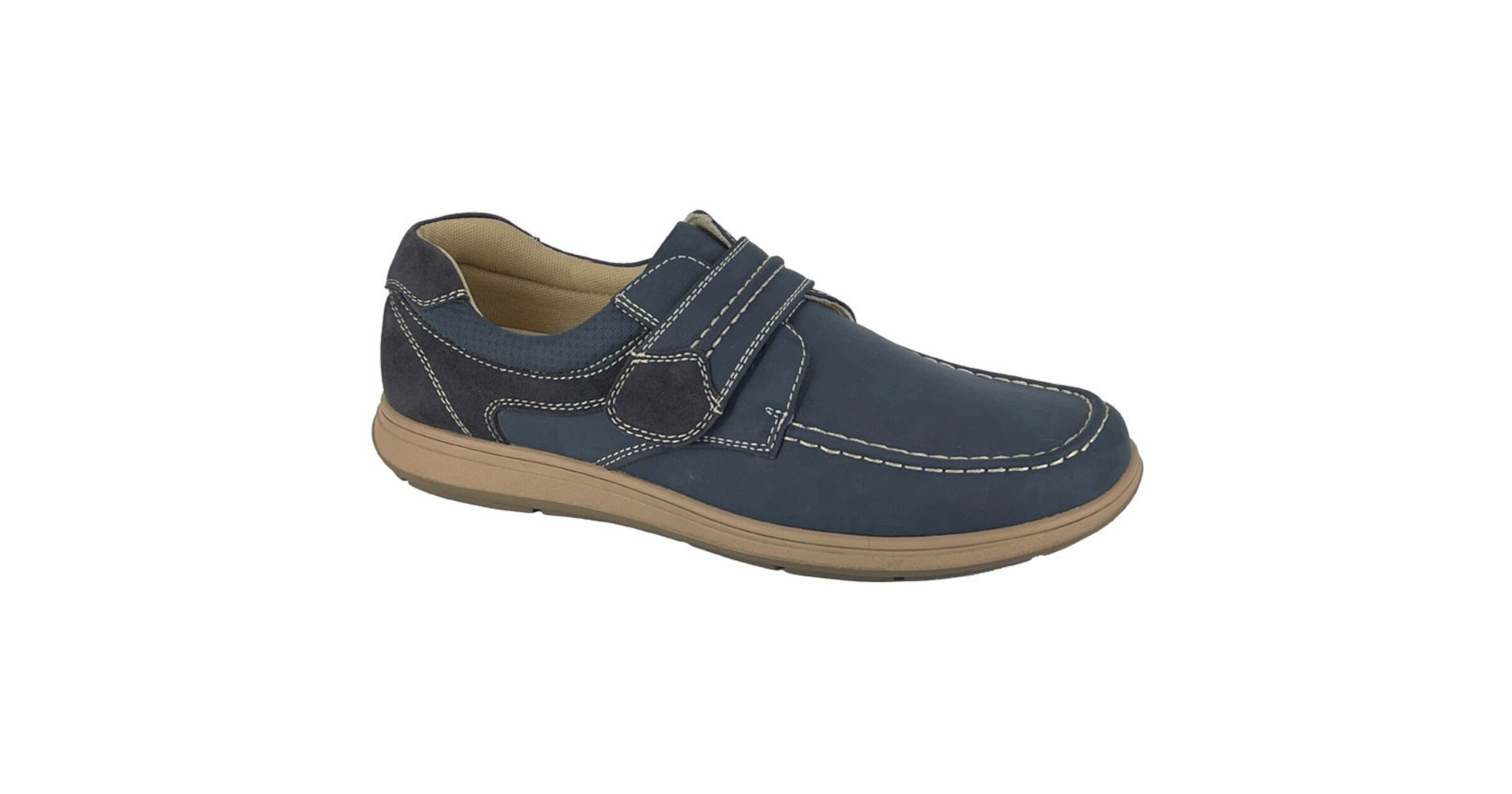 Scimitar M364F Mens Blue Nubuck Touch Fastened Super Lightweight Shoes