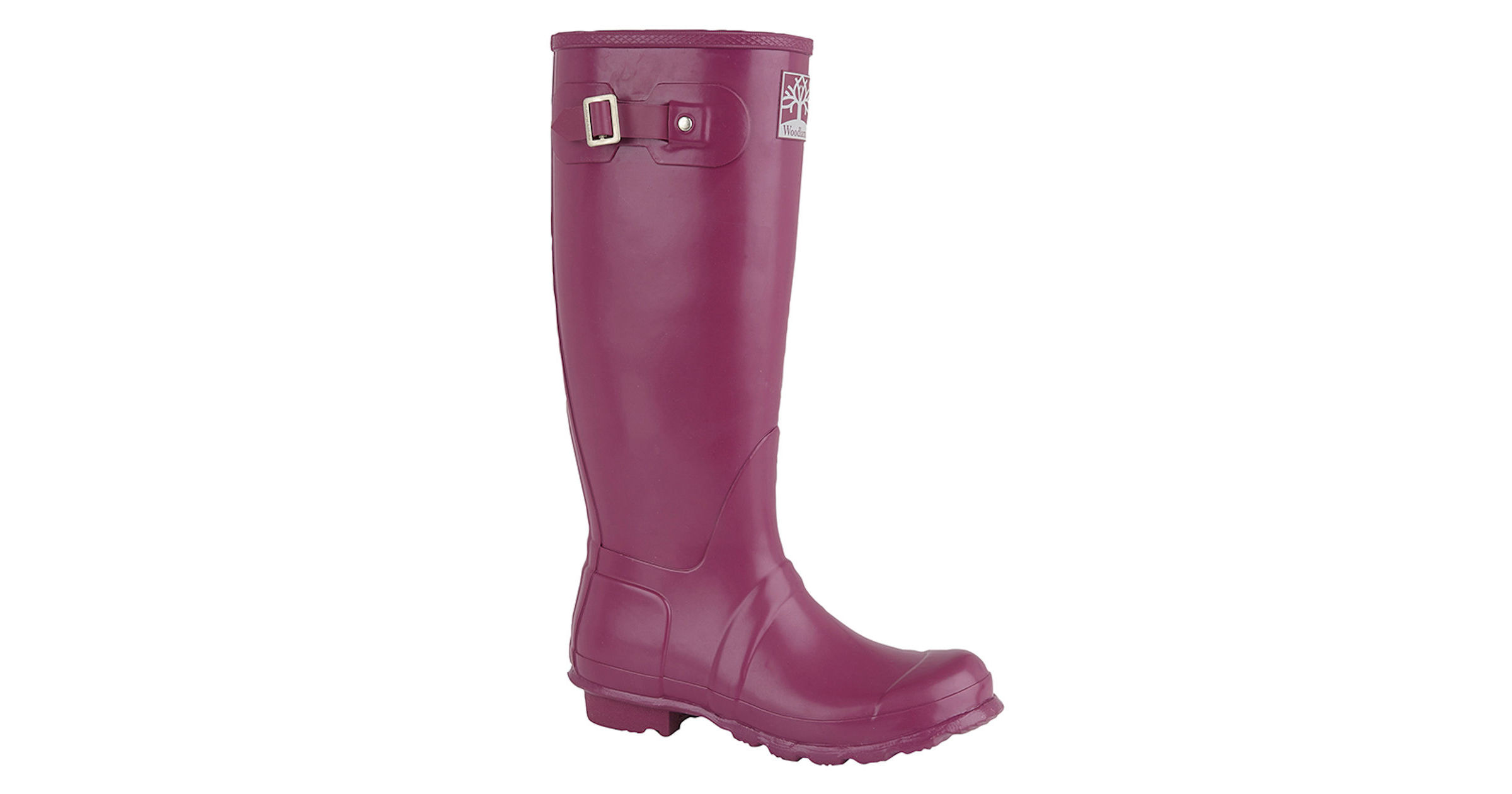 Woodland W259V Ladies Violet Buckle Quality Wellington Boots